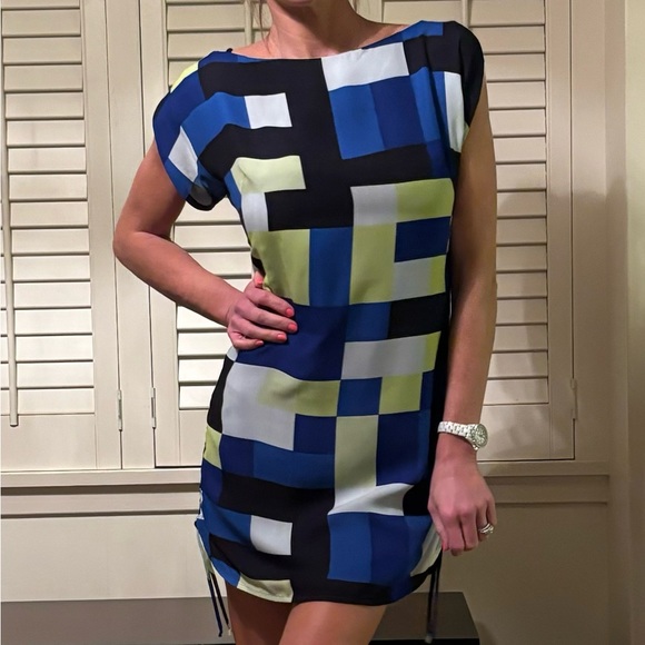 Milly | Dresses | Milly Mini Dress With Side Ties | Poshmark